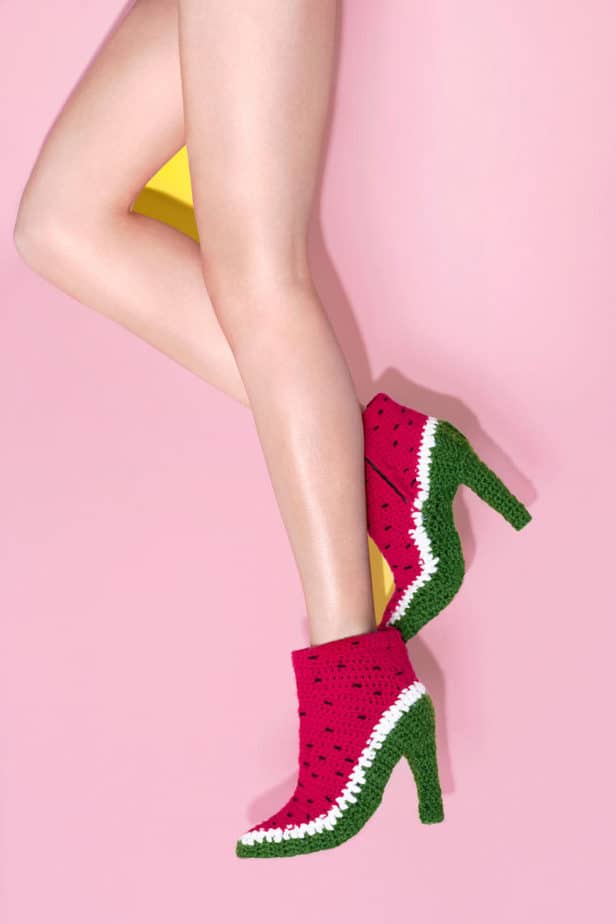 Fruity Booties and Healthy Heels. | Fruit Punch.Quiet Lunch