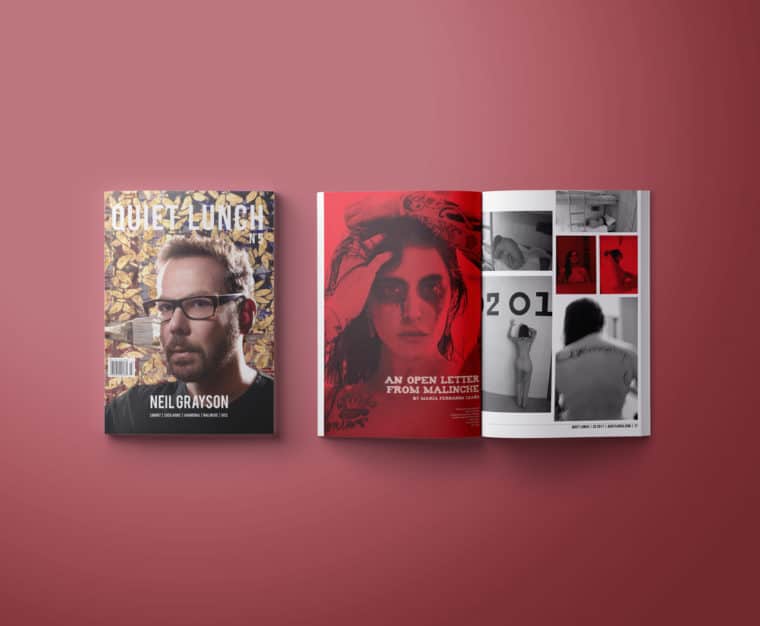 Quiet Lunch. | Book N°5. | Neil Grayson. | Quiet Lunch.