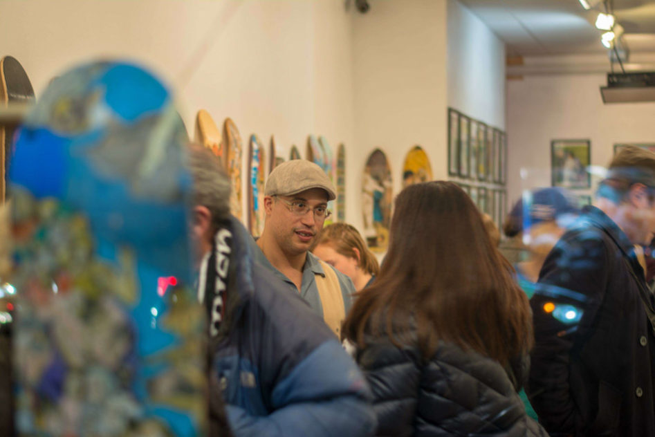 Masterpieces Skateboard Show | Art on A GalleryGregory De La Haba